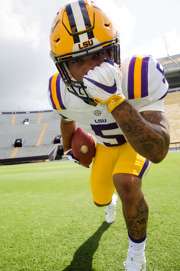 LSU duo Derrius Guice and J.D. Moore come from two different ...