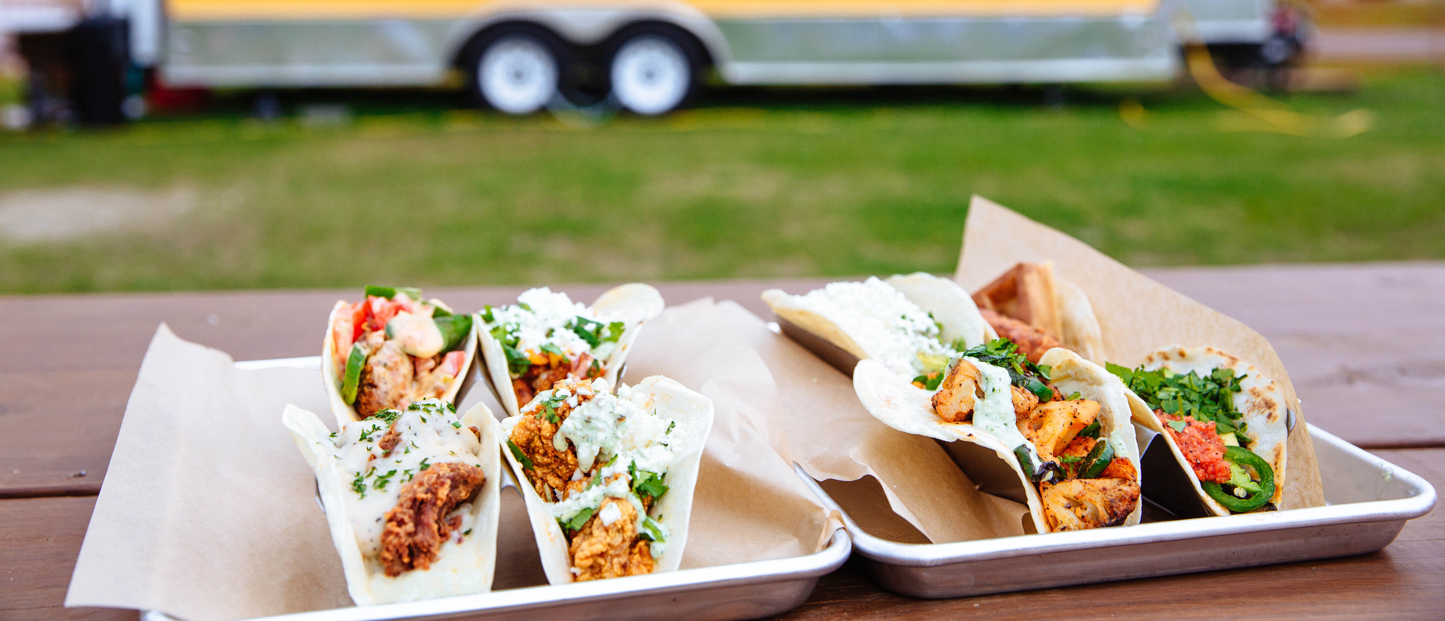 Rock Paper Taco food trailer opens with regular service at Tin Roof - [225]