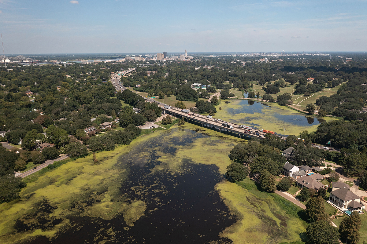 What's the state of the LSU Lakes project in Baton Rouge?