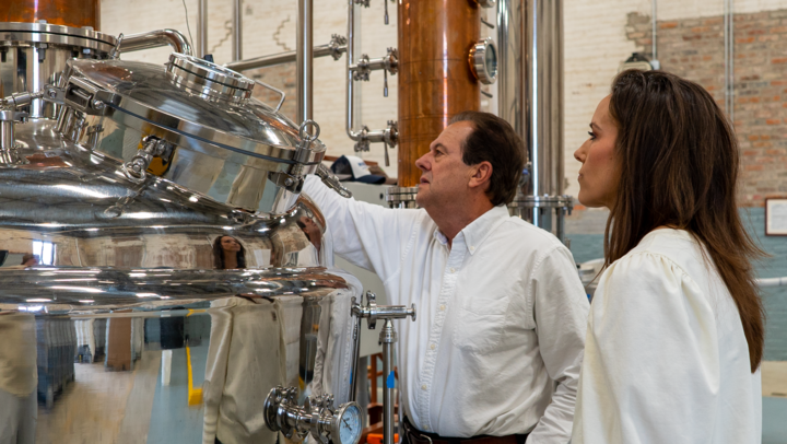 At the new Noël Family Distillery in Donaldsonsville, sample craft rum ...