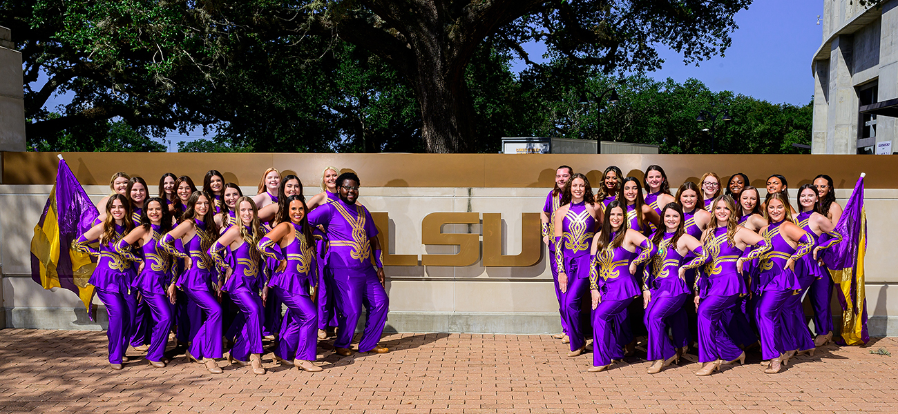 It wouldn’t be game-day without LSU Colorguard - [225]