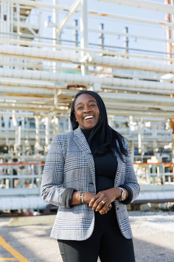 Regina Davis is the first Black woman to lead the ExxonMobil Baton ...