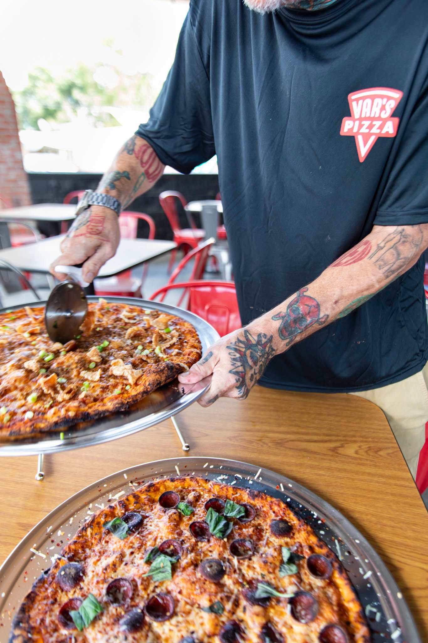 First Look: Var's Pizza opening soon in the Perkins Road Overpass ...