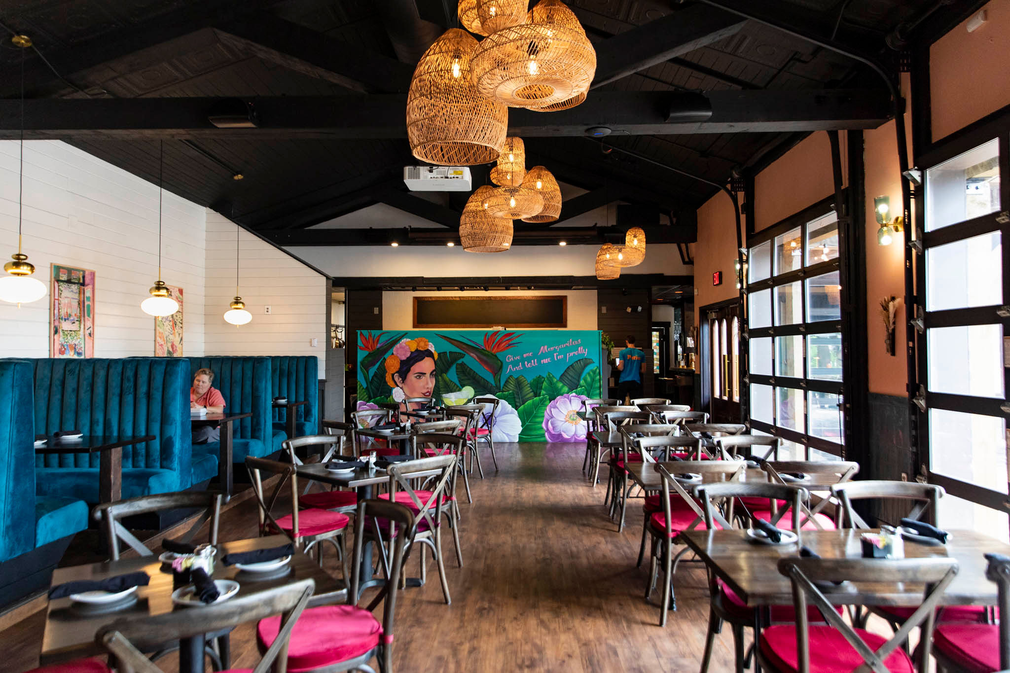 Inside The Patio Tex-Mex Fusion, with Asian-inspired dishes and modern ...
